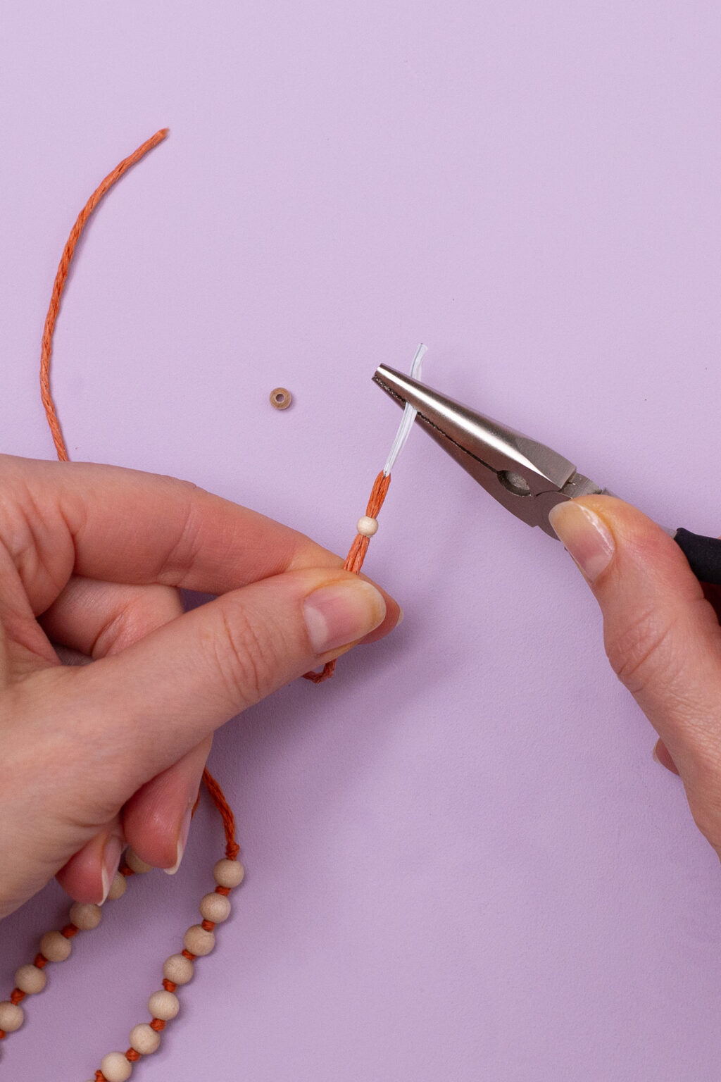 DIY-Set Mala-Quastenkette / DIY Kit Mala-Bead Necklace | Schere, Garn, Papier